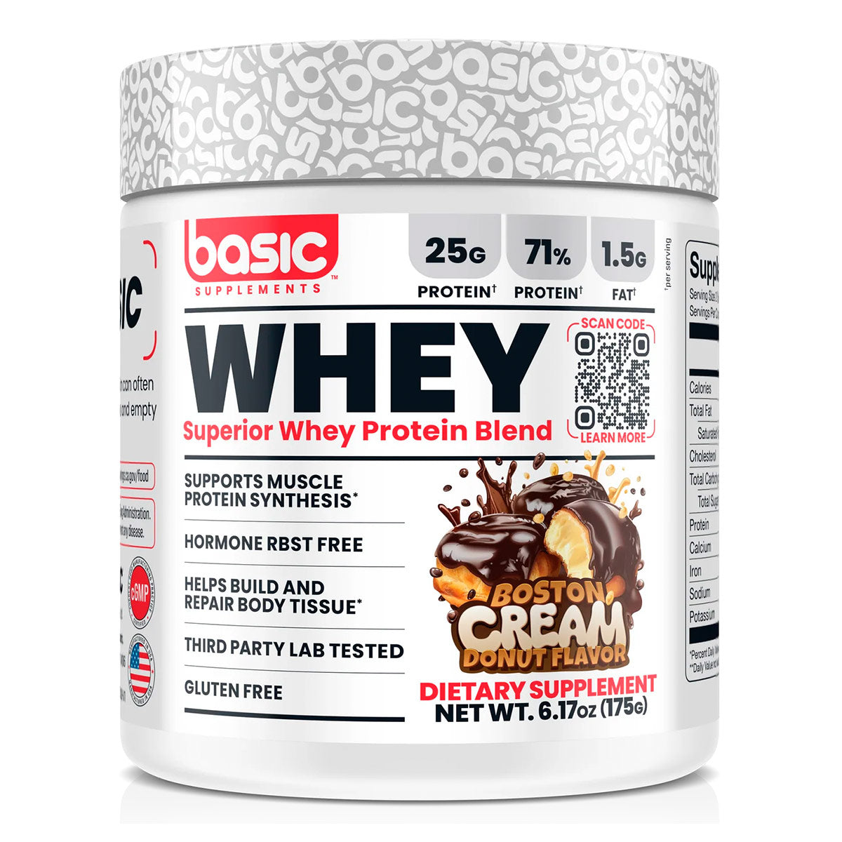 Whey Protein sabor Boston Cream Donut 175 Gramos - Basic — Vindo