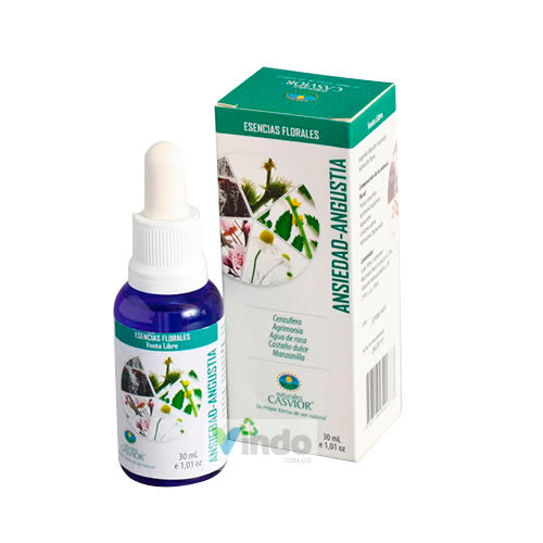Esencia Floral Ansiedad Angustia gotas 30ml - Naturales Casvior — Vindo