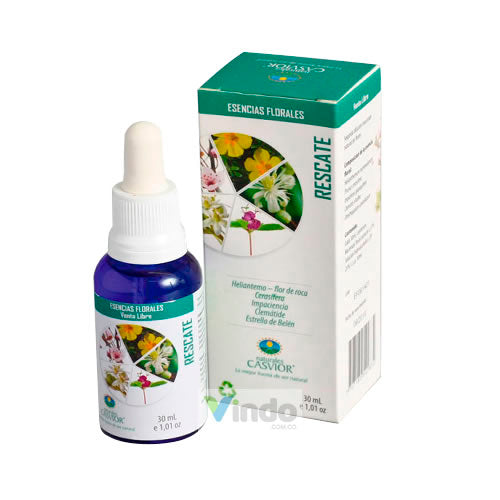 Esencia Floral Rescate gotas 30ml Naturales Casvior — Vindo