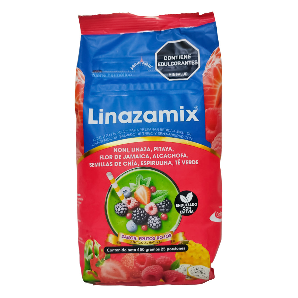 Linazamix sabor Frutos Rojos 450g Colon Cleanser — Vindo