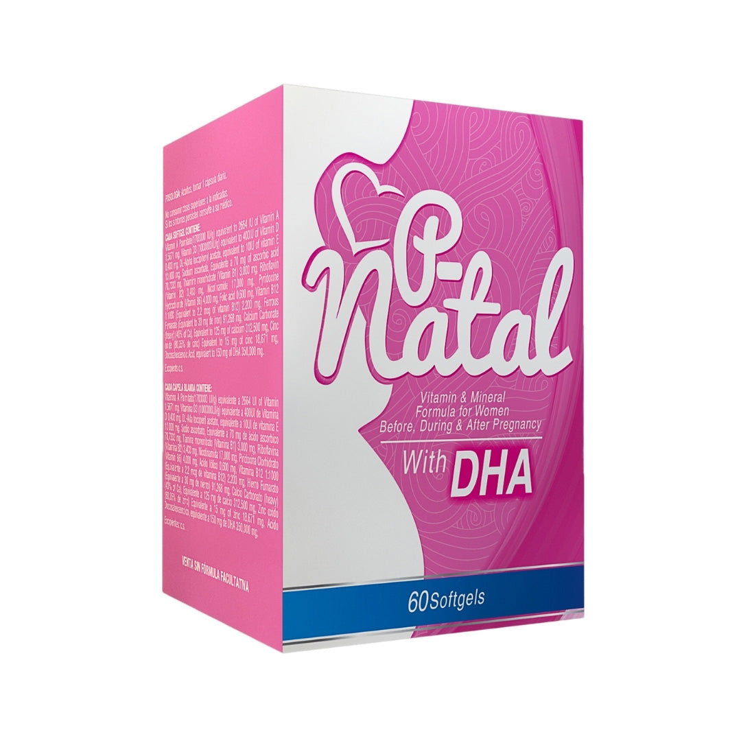 P-Natal con DHA Multivitamínico 60 Softgels Healthy América — Vindo