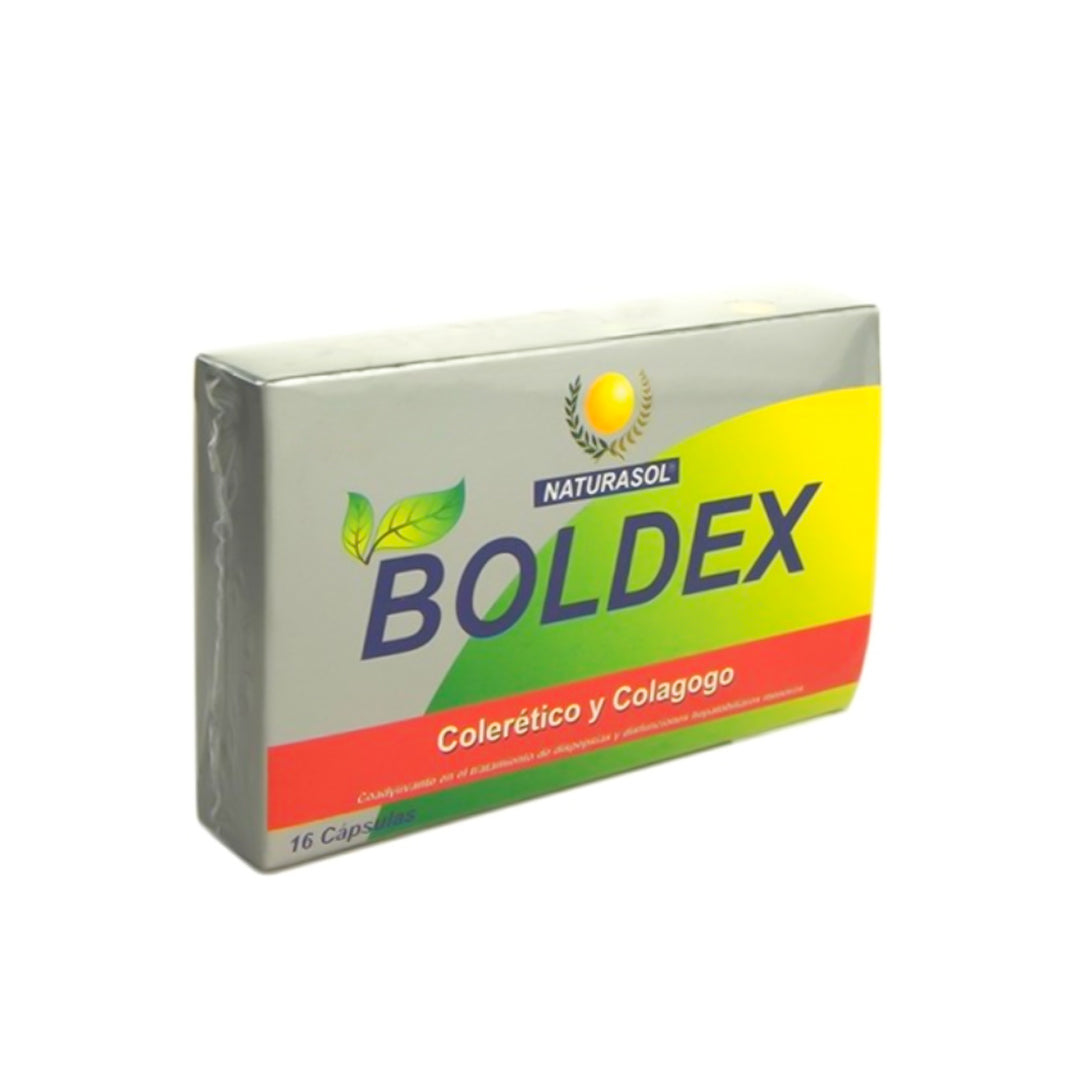 Boldex Colerético y Colagogo 16 caps 500mg Naturasol — Vindo