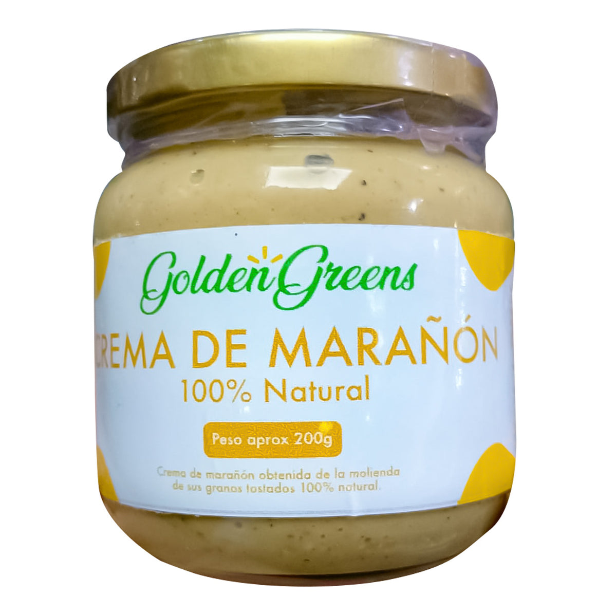 Crema de Marañón Natural 200 gramos - Golden Greens — Vindo