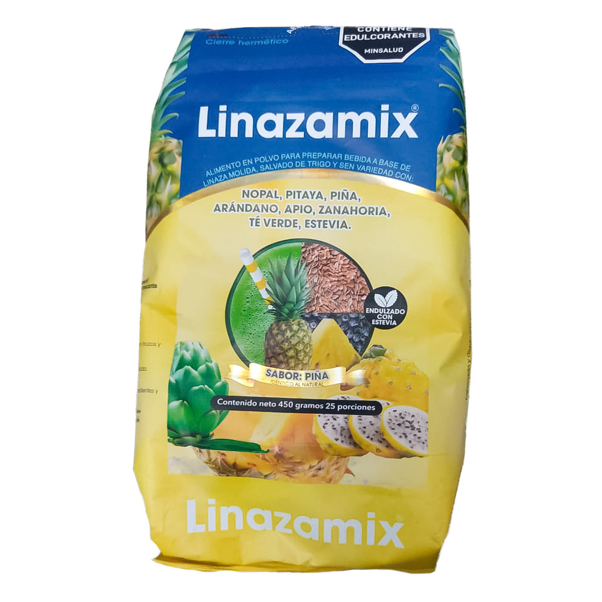 Linazamix Fibra sabor Piña 450g Colon Cleanser — Vindo