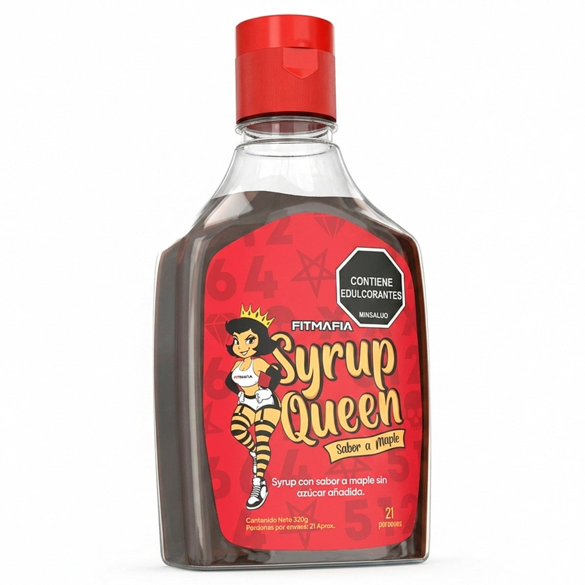 Syrup Queen Sabor a Maple 320 gramos Fitmafia — Vindo