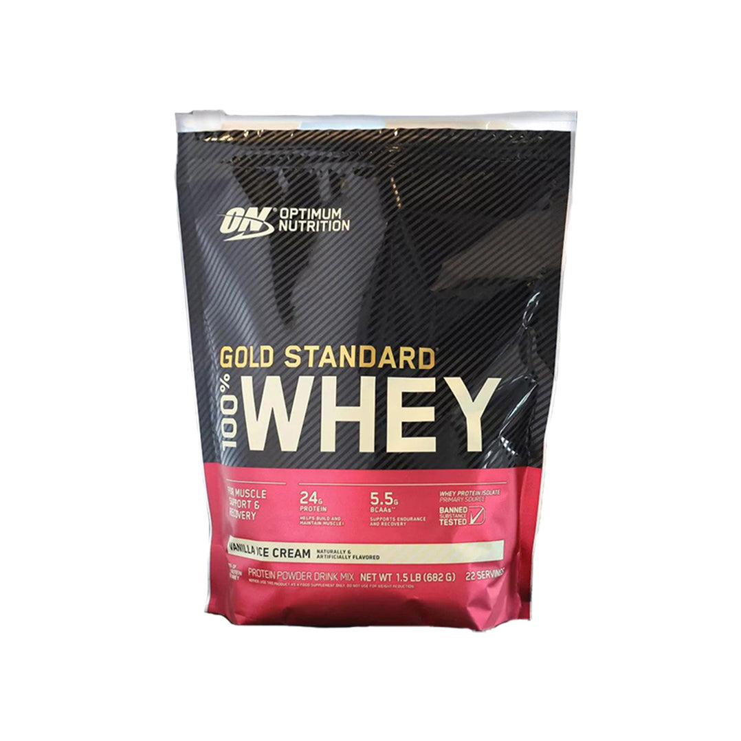 Gold Standard 100% Whey Proteína 1.5 Lb Optimum Nutrition — Vindo