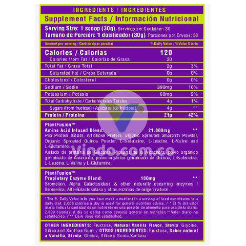 Vegan Protein 2lbs Proteina Vegana 🌿 Healthy Sports – Vindo